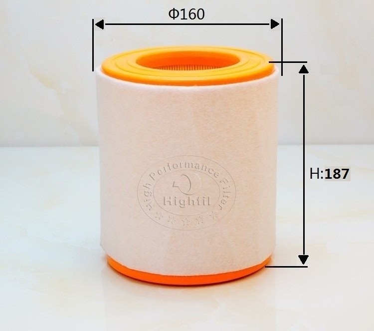 OE:VAG:4G0 133 843;:L4GD 133 843A; - Air Filter